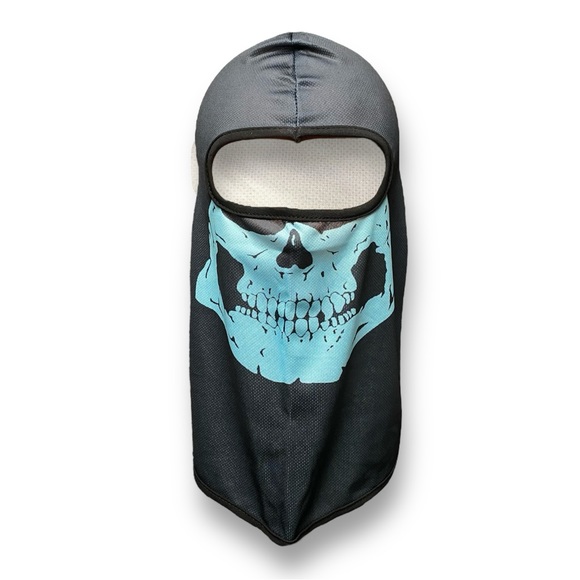 Accessories | Blacklight Blue Tactical Skull Balaclava Face Mask | Poshmark